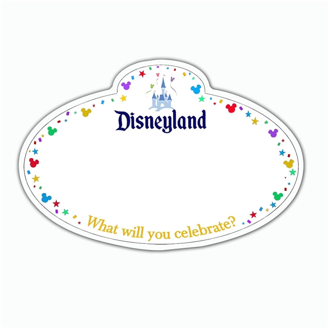 Disney Parks Flat Back Planar Resin - Disneyland Name Tag – Boutique ...